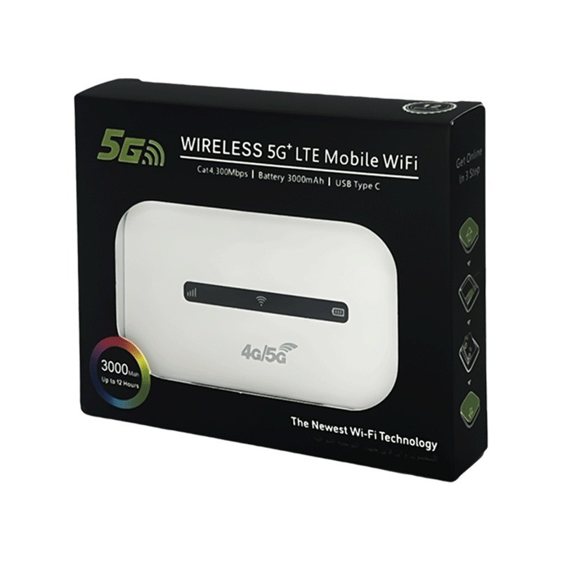 M6 4G 5G Pocket WiFi Router 150Mbps Openline 4G LTE Wireless Hotspot Router Modem Universal Sim ...