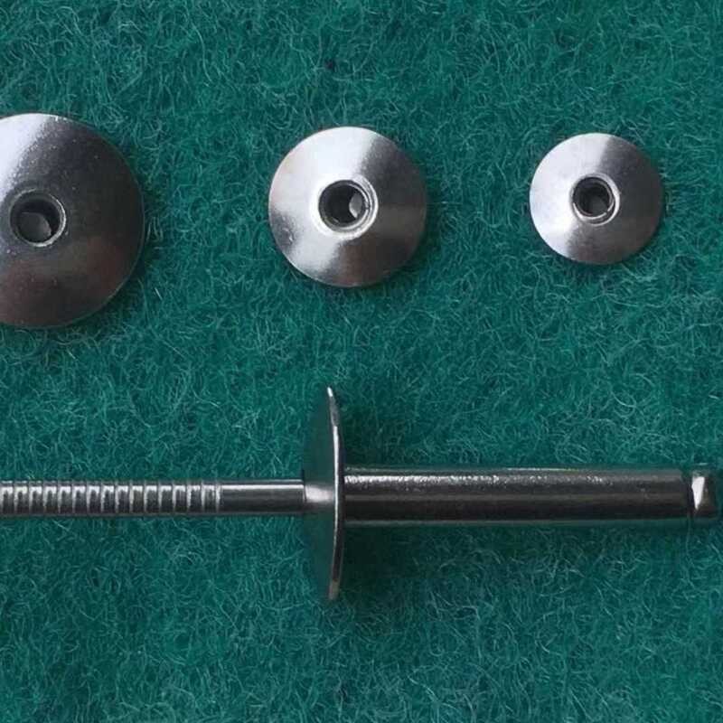 Big head pull rivet 304 cap 304 core all stainless steel large flat ...