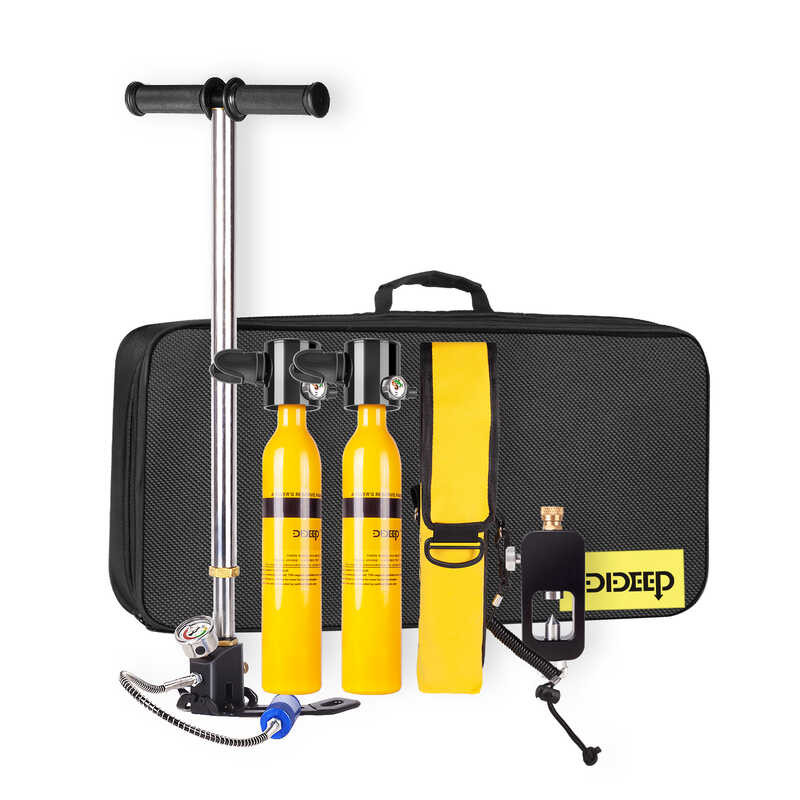 DIDEEP portable diving gas cylinder backup oxygen tank underwater ...