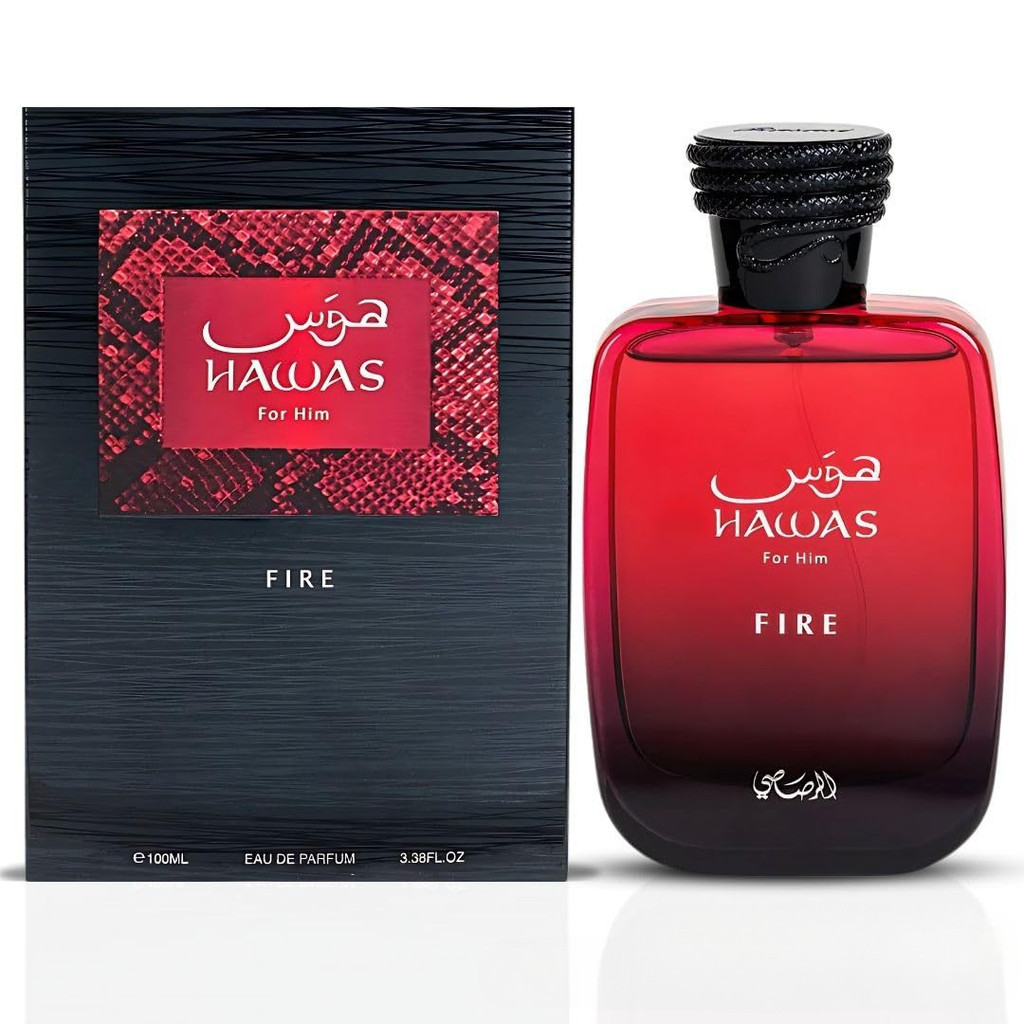 RASASI Hawas Fire Eau de Parfum 100ml - Middle Eastern Fruity-Jasmine ...