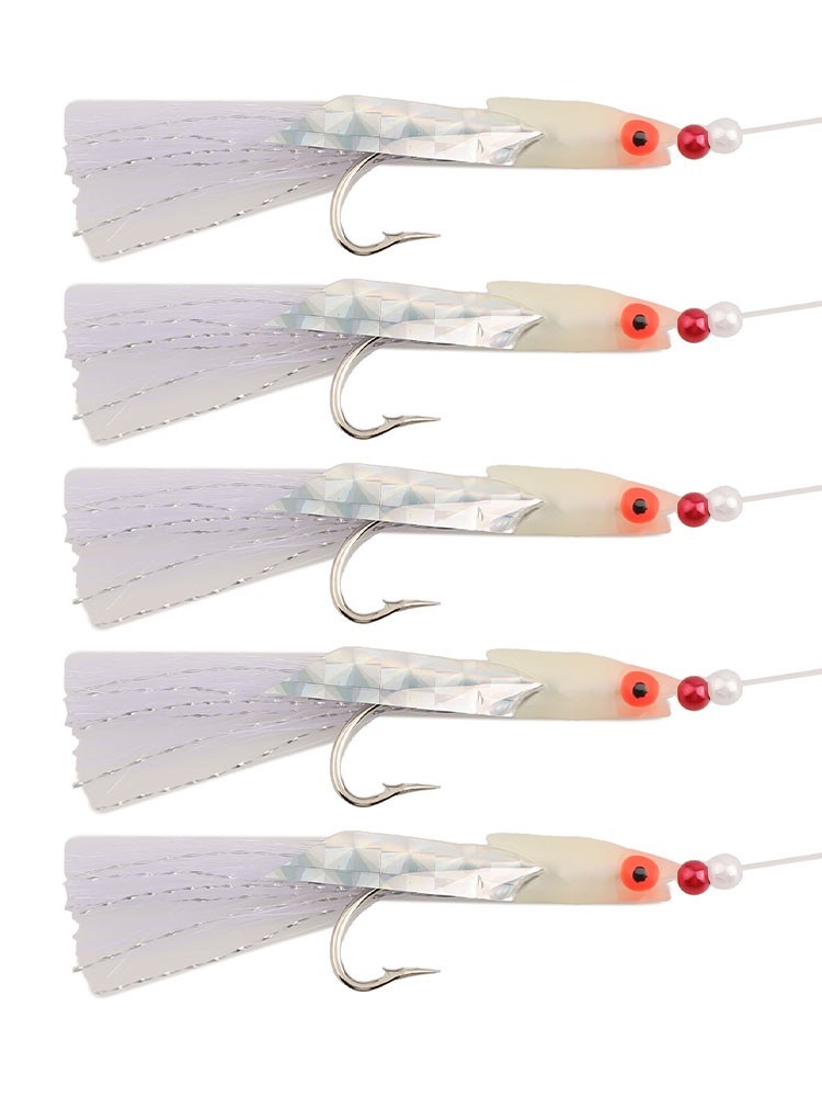 【ASIA】 5pcs/Pack for Sabiki Soft Fishing Lure Rigs Bait Jigs Lure ...