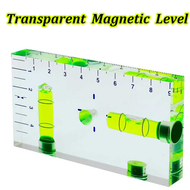 Magnetic c Mini Bubble T-Type High Precision Transparent Two Directions ...