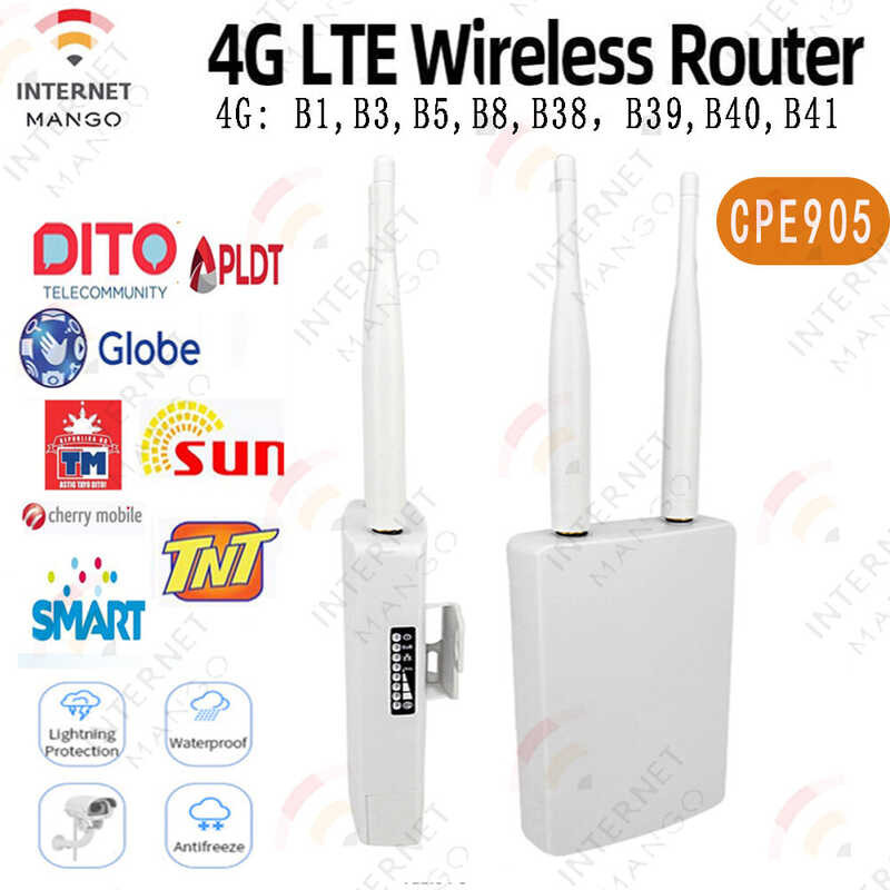 LTE 4G Fdd/Tdd Cpe905 - WIFI AP Outdoor Wireless Router Modem Lan/Wan ...
