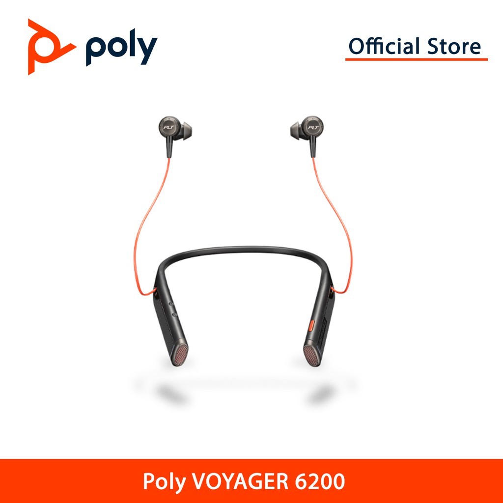 Poly Plantronics Voyager 6200 UC Active Noise Cancelling Wireless ...