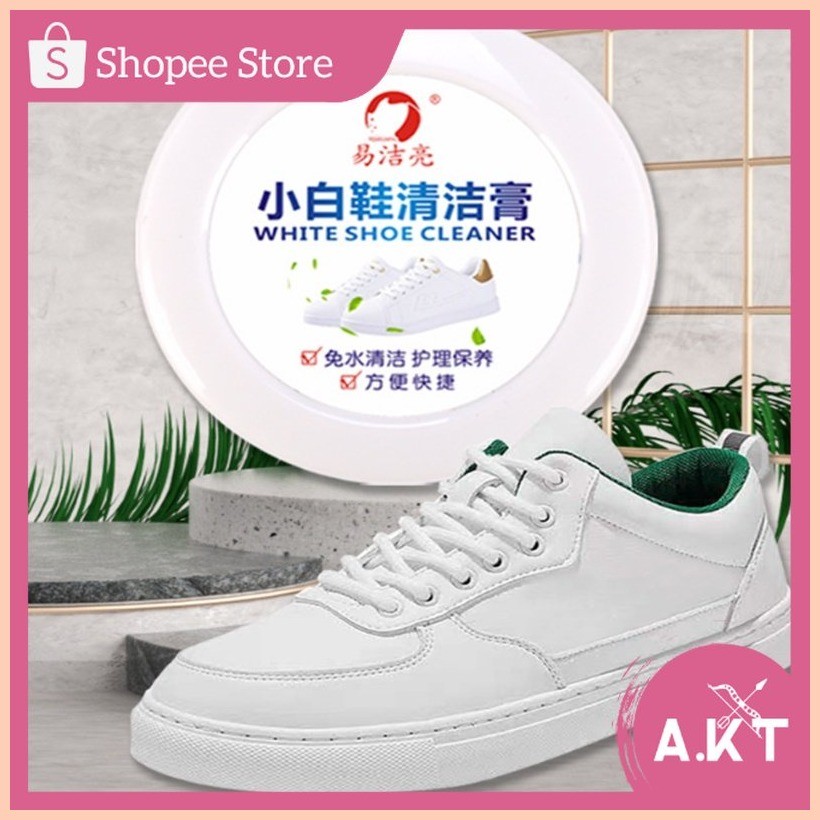 ๑ ♀ AKT White Shoe Cleaner Multi-Purpose Magic Cleaner & Polisher Shoe ...