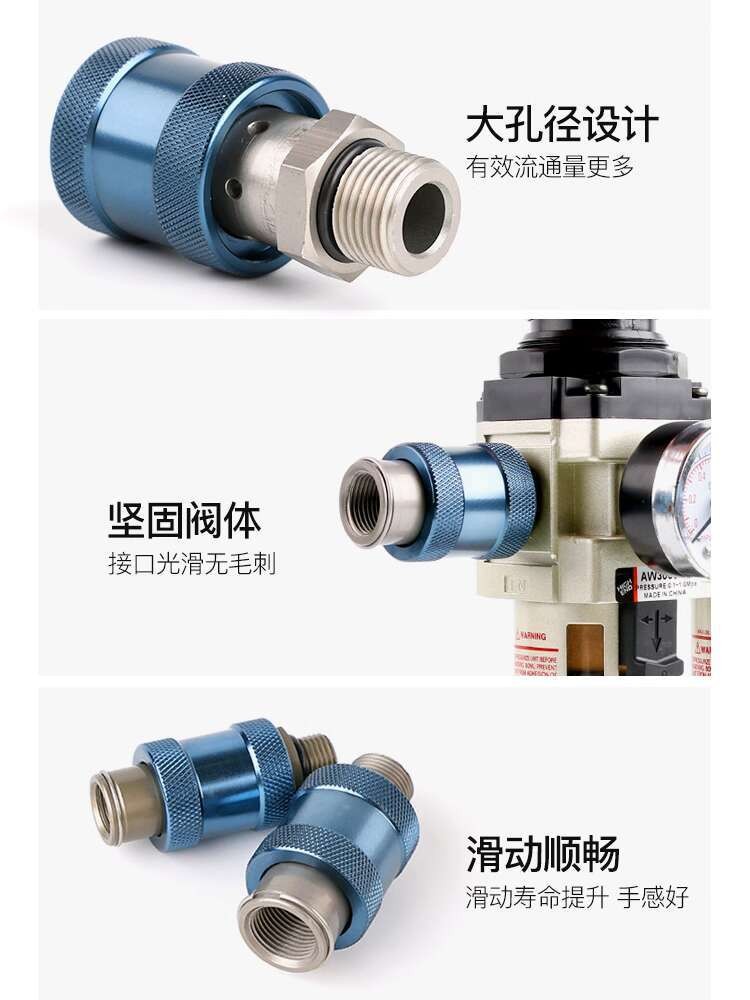 Pneumatic sliding valve HSV-06/08/10/15 manual push sliding switch ...