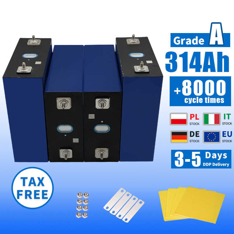 Prismatic REPT 3.2V 314Ah 280Ah Lifepo4 Solar Battery Cells | Shopee ...