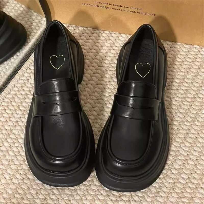 sh Style Small Leather Shoes Le Fu Shoes Single Shoes Mary Jane Female ...