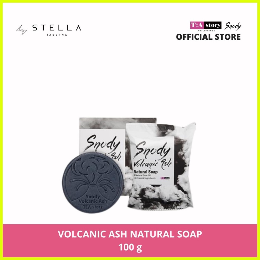 Snody Volcanic Ash Natural Soap 100g | Shopee Philippines