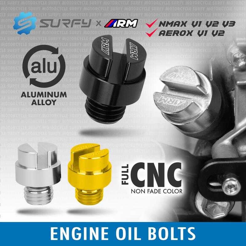 ARM Engine Oil Bolt CNC Aluminum For Nmax Aerox V1&V2 With Sticker From ...