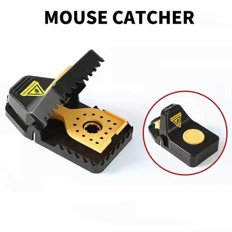 Upgraded Large Mousetrap High Sensitive Snap Reusable Plastic Rat Traps ...