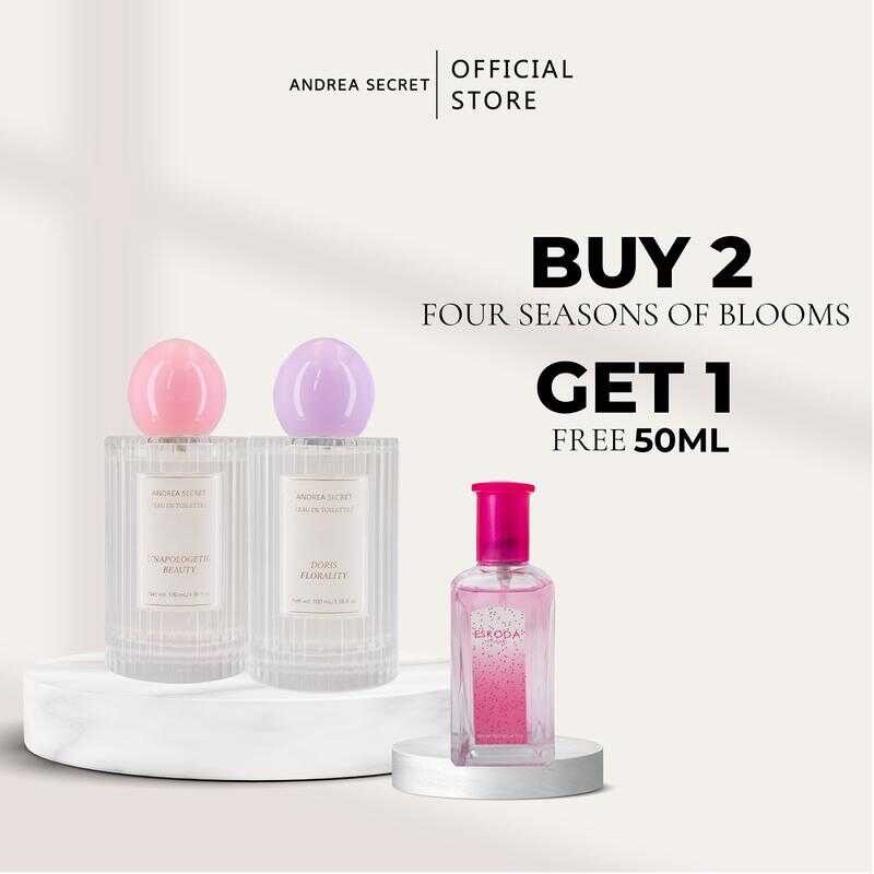 F1c 【2Pcs】Andrea Secret Four Season Bundles | 100Ml Women Perfume Long ...