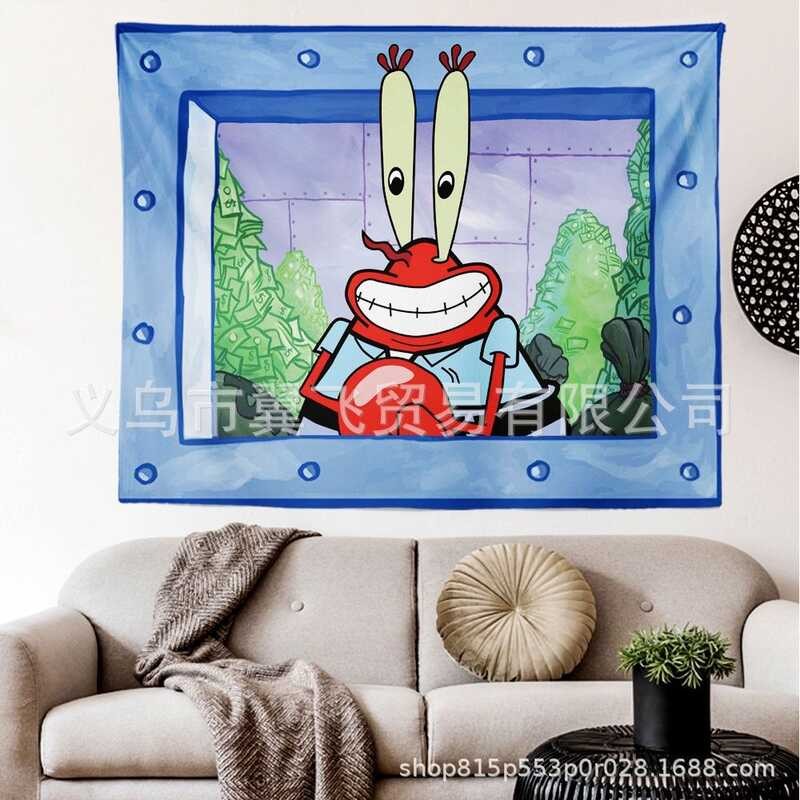 Spongebob Ns3 Squarepants Squidward Tentacles Tapiserya Cartoon ...