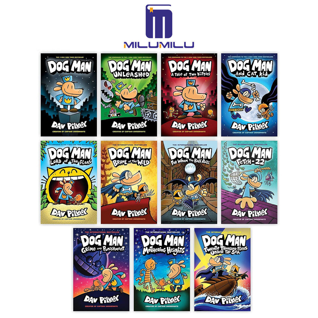 Dog Man Collection 1-11 Books Set Paperback by Dav Pilkey | Shopee ...