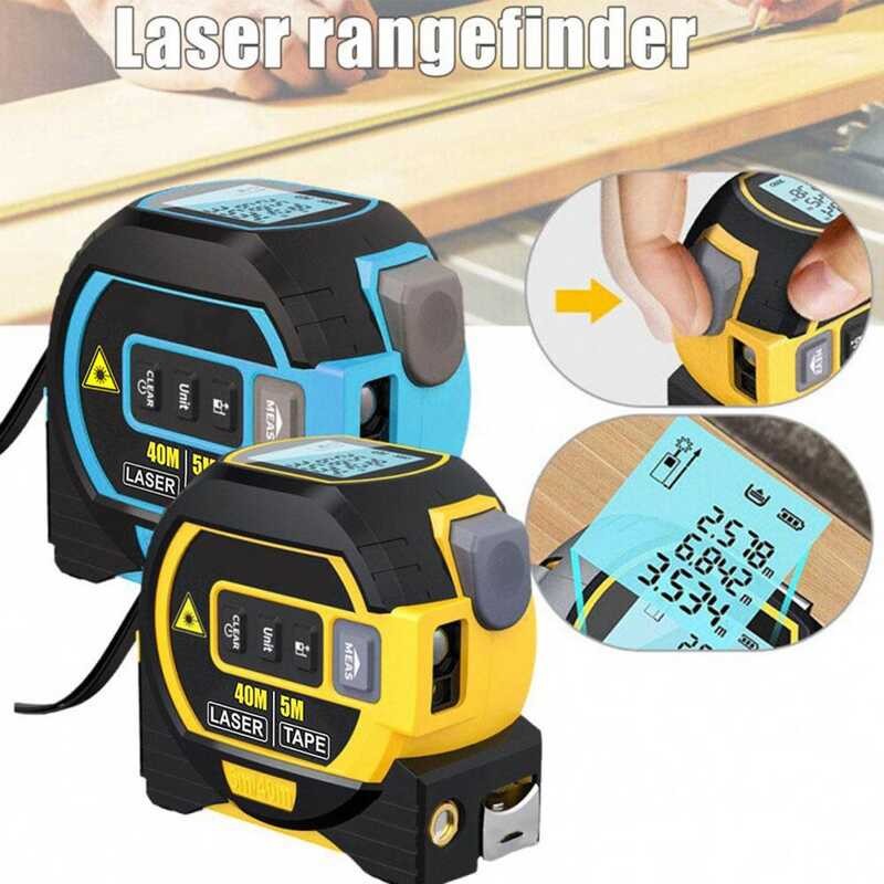 Measuring c 3-in-1 Digital Display Tape Measure Self-locking Portable ...