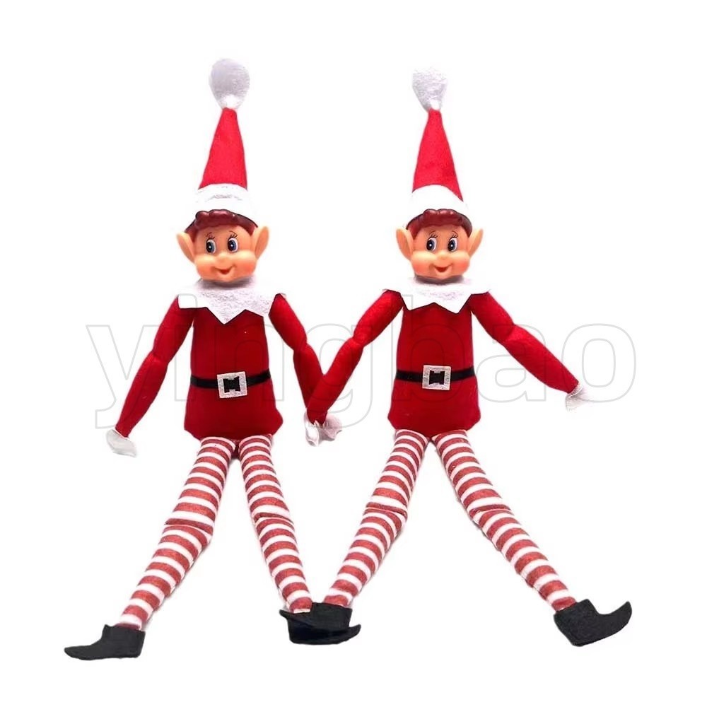 Christmas Boys and Girls Elf Doll Christmas Ornament New Year Gifts ...
