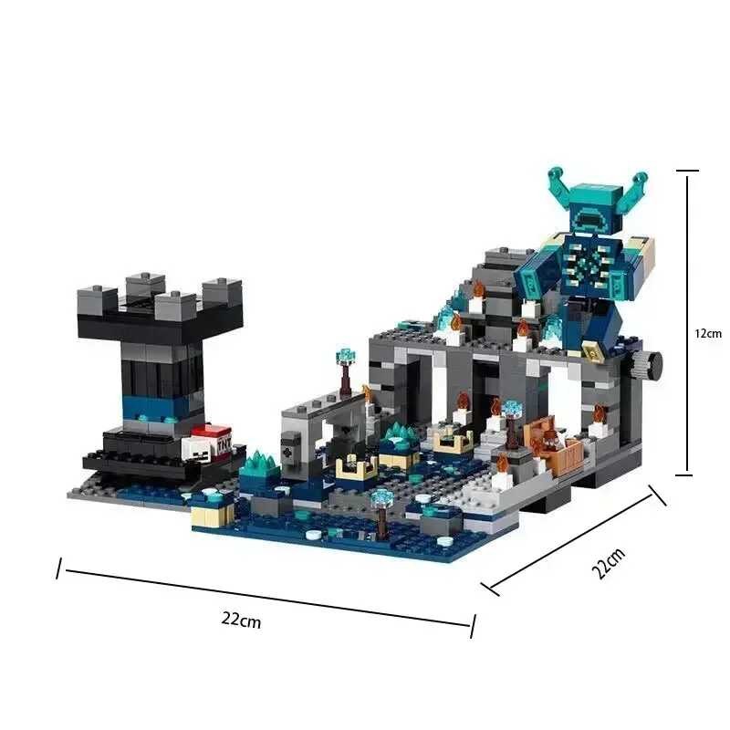 LY 852Pcs Ang Minecrafta Deep Dark Ancient City Knight Sound Guard ...