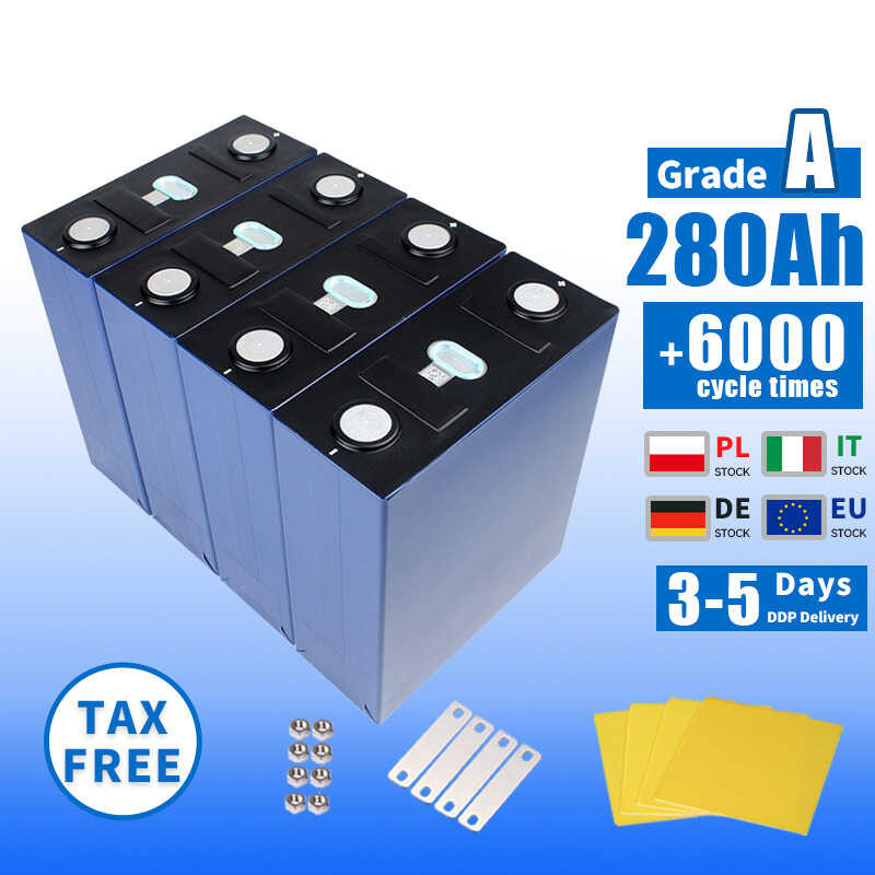 3.2V Prismatic 280Ah Lifepo4 Battery Cell CALB 230Ah 300Ah | Shopee ...