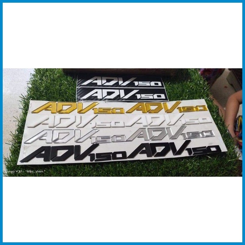 SMXNB ADV150 EMBLEM SIDE LOGO ACRILYC FIBER (STOCK SIZE) | Shopee ...