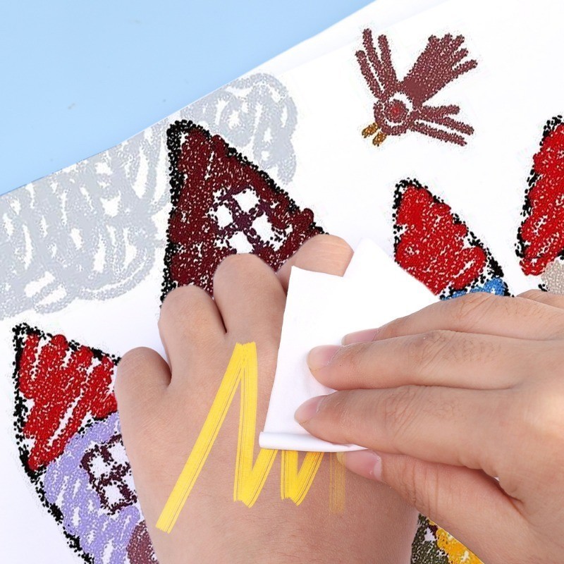 8-in-1 Hand Coloring Kids Crayon / Drawing Pen Rotate Crayons ...