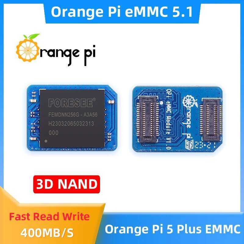 Fd 2 Orange Pi EMMC Module For 5 Plus 3B Board Emmc5.1 400Mb/S Fast Read Write Speeds Compatible ...