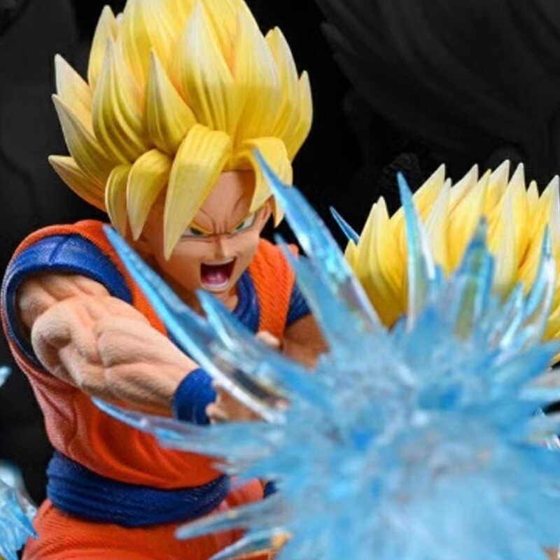 C Saiyan GK Father Son Bo Wukong Wu Fan Sha Lu Battle Scene Model Box ...