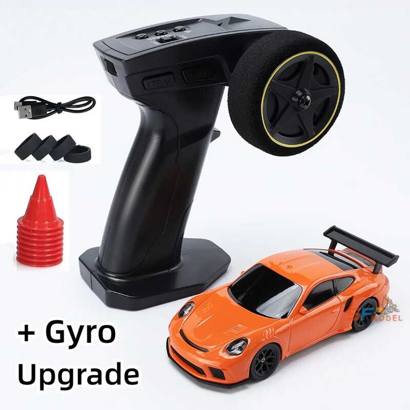 Upgraded ☆ Gyro 1/43 RC Mini Racing 4Wd High Speed 2.4G Radio Drift Car ...