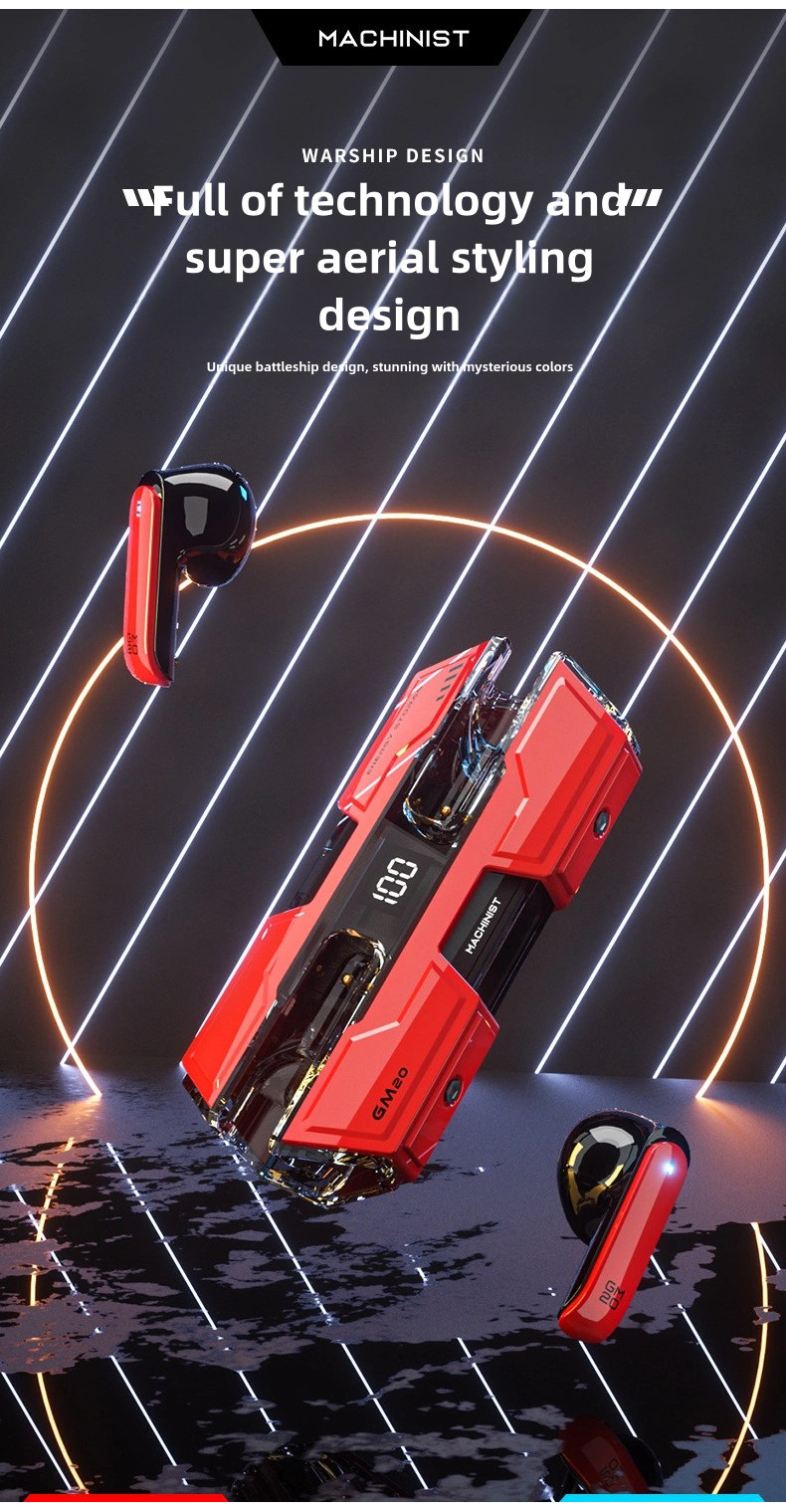 Earphone Bluetooth Mech-style Wireless Earbuds Bluetooth Headphones ...