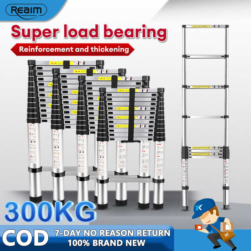 Ladder Telescc Aluminum Ladder Load 300Kg Multifunctional Folding ...
