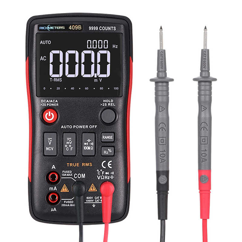 Digital b Multimeter RM409B/101/102 Multimetro 9999/8000 Counts with ...