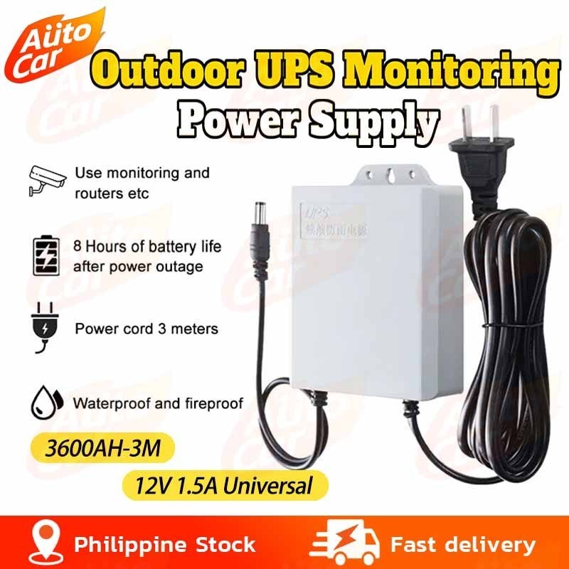12V 1.5A Uninterruptible Power Supply Mini UPS Battery Backup for WiFi ...