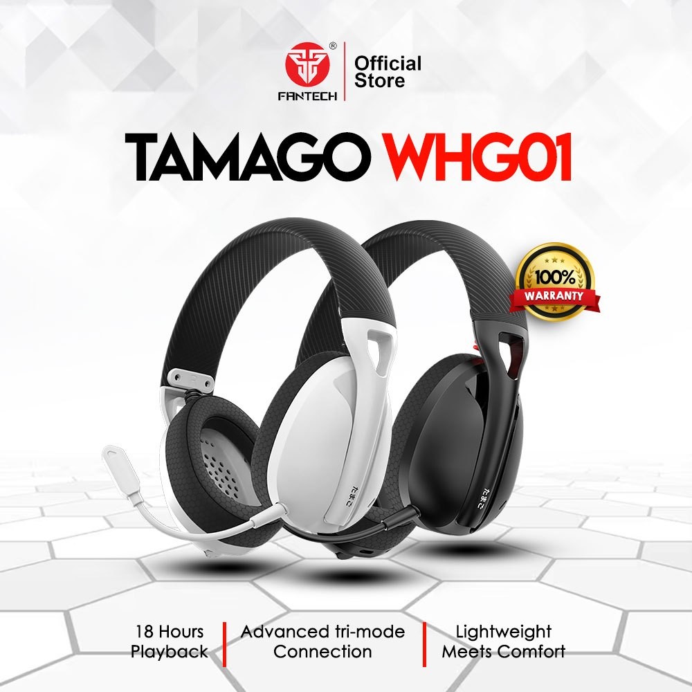 Fantech Tamago WHG01 Wireless Headphones with Tri-mode Connection ...