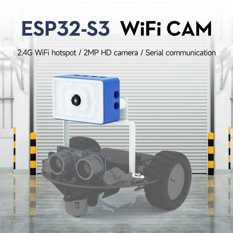 5Fe Yahboom Esp32 Wifi Camera AI Vision Module Kit 2.4 Ghz With Esp32-S3 Chip Support Ros1 Ros2 ...
