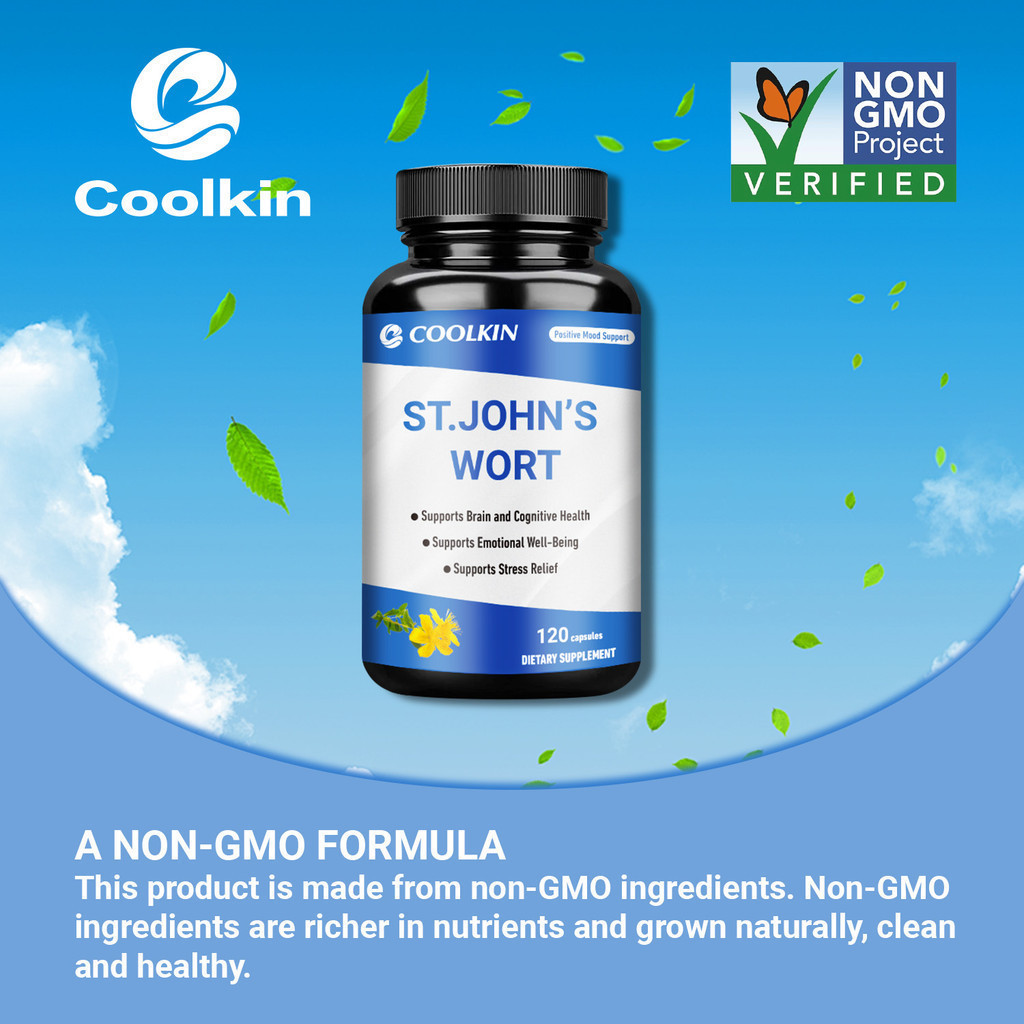 COOLKIN St. John's Wort - Supports positive mood, supports brain health ...