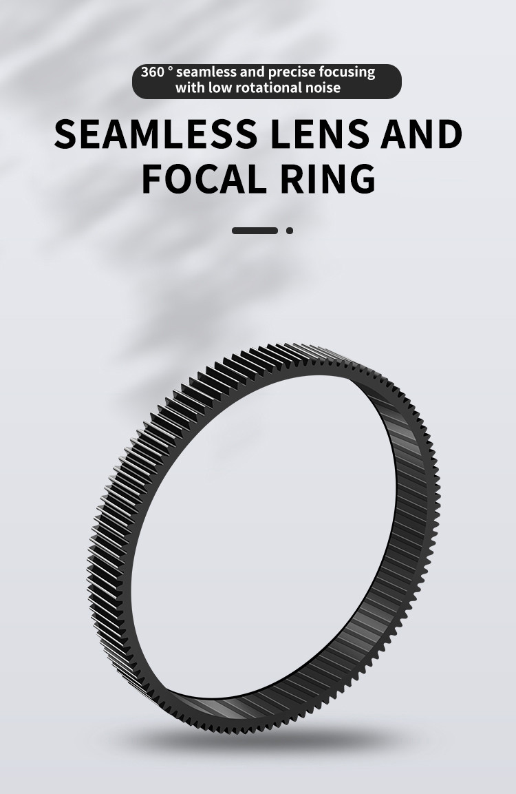 XT-XINTE Camera Seamless Focus Gear Ring 360 ° Rotation Silent Follow ...
