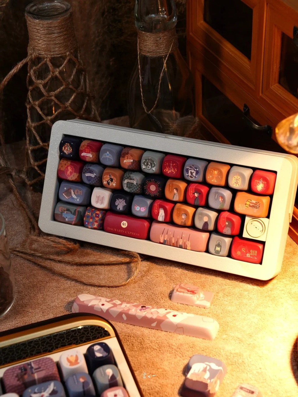 Hedwig's Letter Keycap Cherry/MOA Profile 140 Keys PBT Five-sided Dye ...