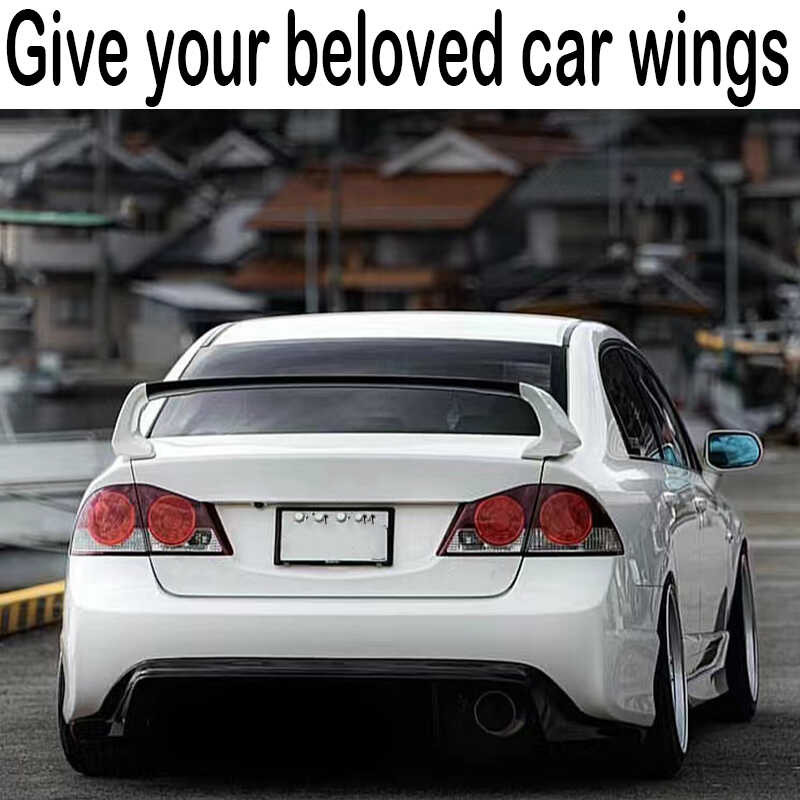 For Suitable Honda 8Th Generation Fd2 2006-2021 ABS Spoiler Three Piece ...