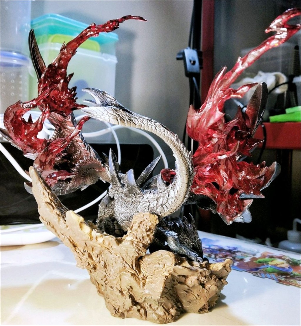【Fast shipping】monster hunte action figure MH Silver Winged Evil Star ...