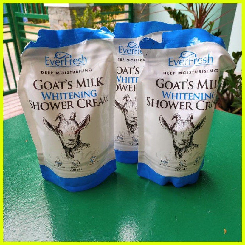 Everfresh Goat's Milk Whitening Shower Cream 700ml | Shopee Philippines