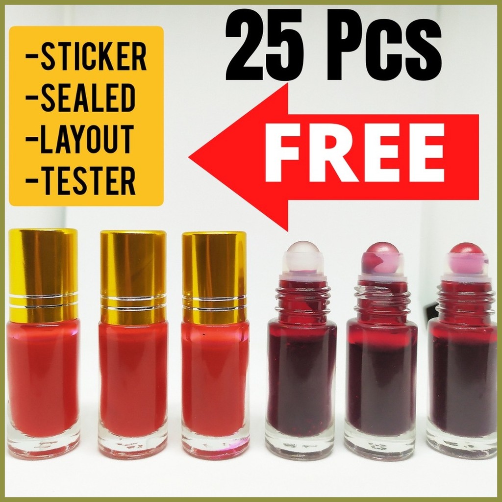 5ml Own Brand Rebranding Lip and cheek tint 25 pcs FREE (STICKER ...