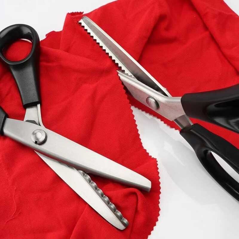 Lace scissors, hand cut, lock edge, circular arc, wave cut, triangular ...