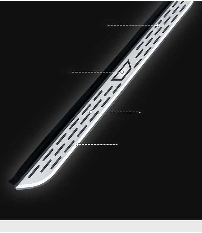 Faa 2Pcs Car Accessories Nerf Bar Side Step Running Board Pedal For ...