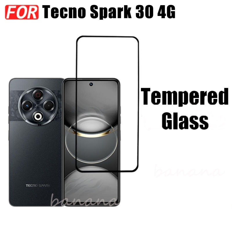For Tecno Spark 30 30C 30 Pro 4G Tempered Glass Tecno Spark 20C 20 Pro ...