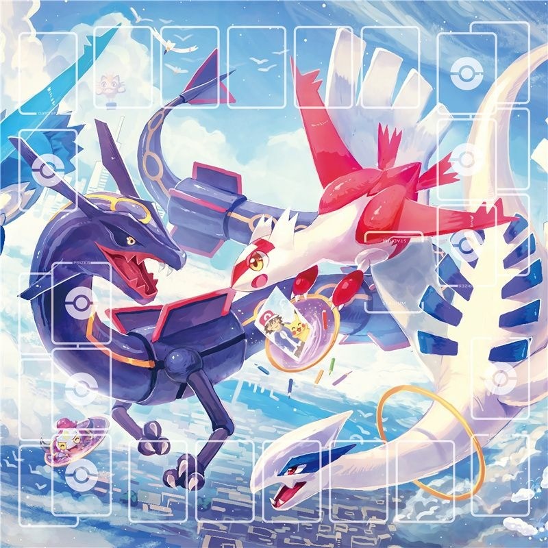Pokémon Card Playmat PTCG Double Player Card Mat DIY Pokémon Themed ...