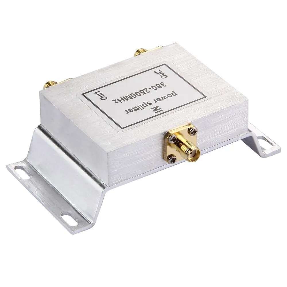 Way 2 Splitter 380mhz~2500mhz Small Female Connector Power Divider Para ...