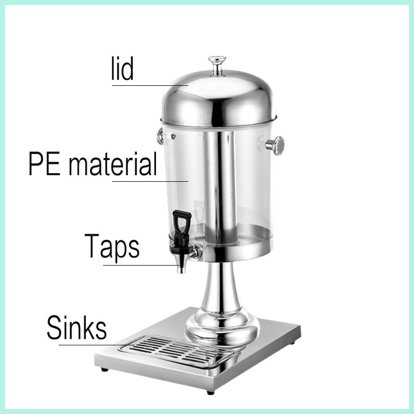 8L Fruit Juice Bucket-Beverage Juice Bucket-8L Juice Bucket with Tap ...