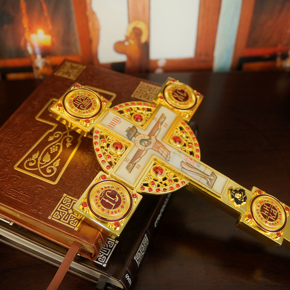 Orthodox Blessing Cross Hand Articulos Religiosos Decoration Catolicos ...