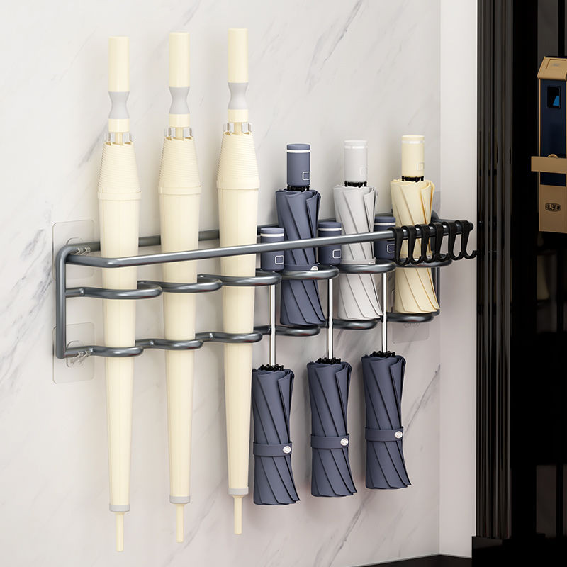 Doorway Umbrella Storage Rack, Wall-mounted Umbrella Storage Rack ...