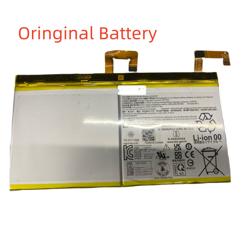 New 0 8000mAh L22D2P31 Battery For Lenovo Tab P11 Pro 2nd Gen 2022 ...