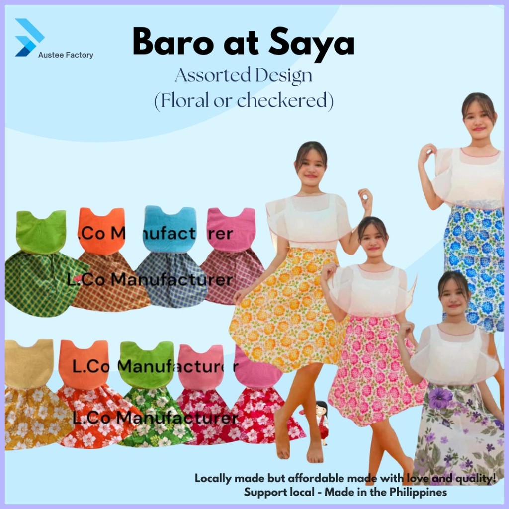 As LACAO FACTORY2 / FILIPINO TRADITIONAL ATTIRE/FILIPINIANA/FLORAL BARO ...